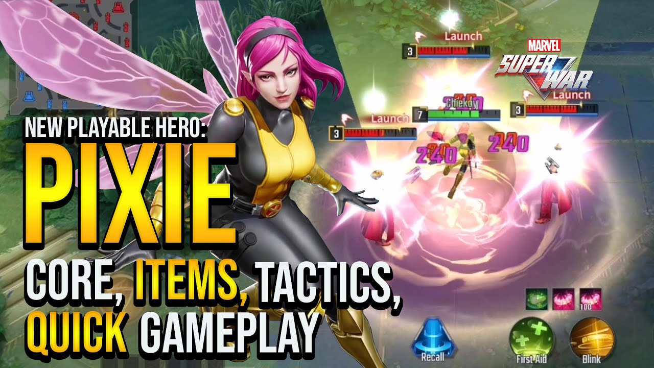 NEW PLAYABLE HERO: PIXIE - MARVEL SUPER WAR - YouTube