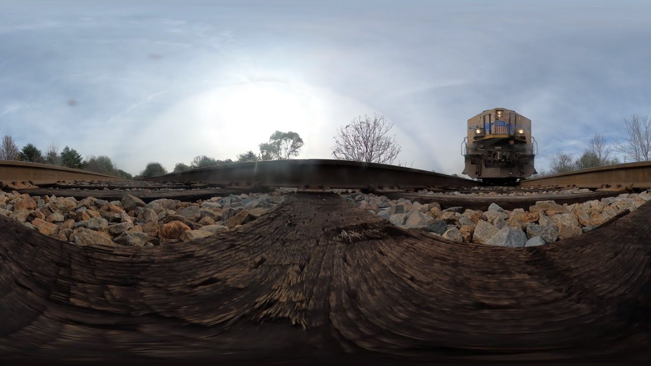 360° View Ran Over By A Train! - YouTube