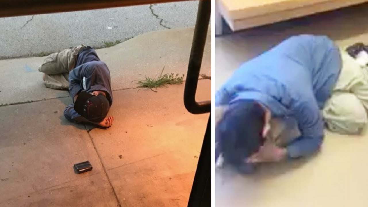 Homeless Man Sleeps on Doorstep of Shelter in Hopes of Finding His Lost ...
