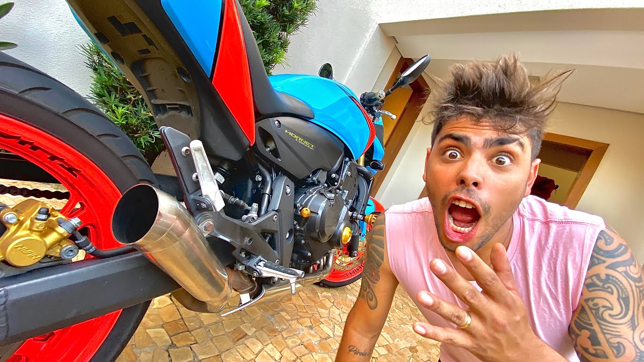 MINHA HORNET VOLTOU SÓ O CANO - YouTube