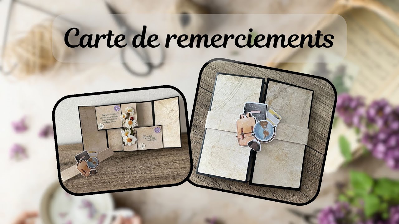 Carte de remerciements pour la fin d'année scolaire ! - YouTube