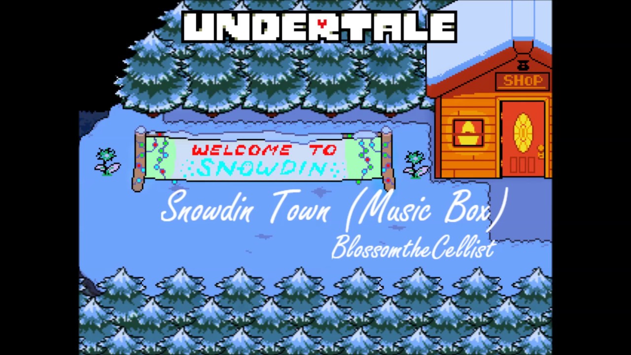 Undertale - Snowdin Town [Music Box] - ♫BlossomtheCellist♫ - YouTube