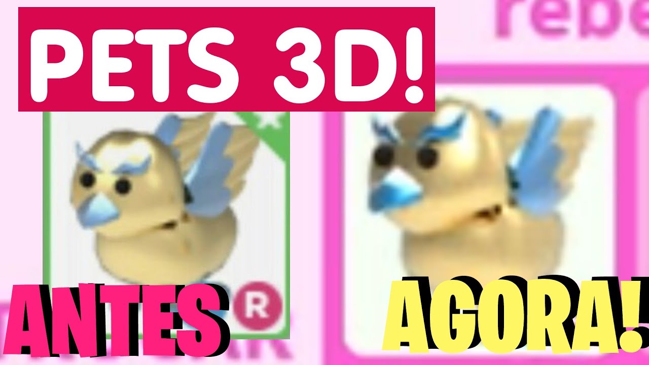 ATUALIZAÇÃO SECRETA DOS PETS EM 3D NO ADOPT ME! PROMOÇÃO DE PRIMAVERA A ...