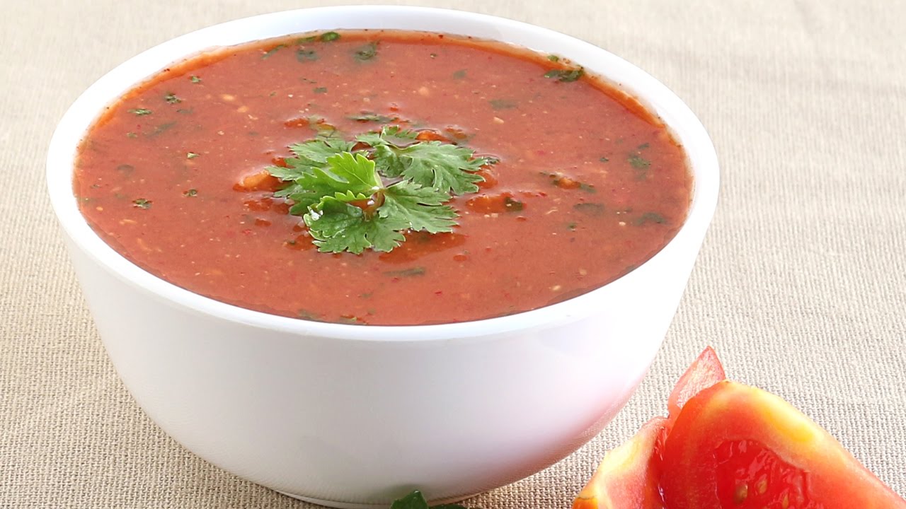 Tomato Gojju | Instant Tasty and Healthy Raw Food - YouTube