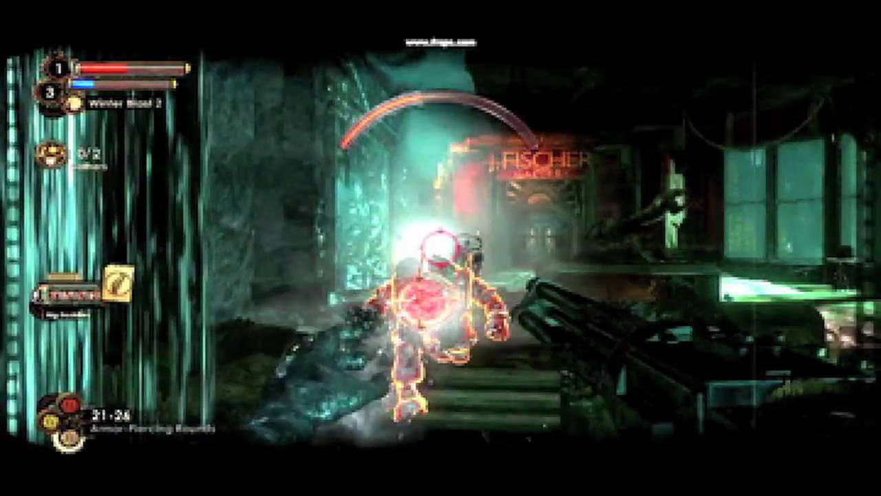 Big Daddy Fight on Hard Mode - Bioshock 2 - YouTube