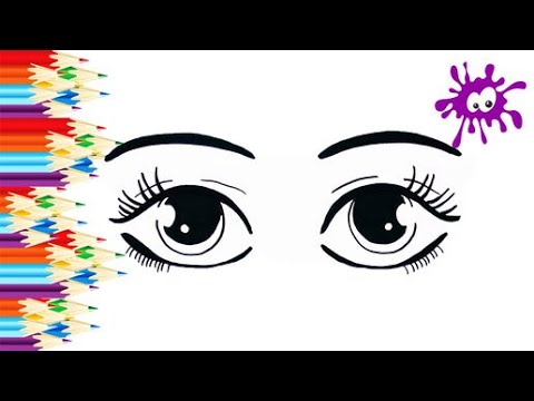 Fun and Easy Step-by-Step Eye Drawing Tutorial for Kids! - YouTube