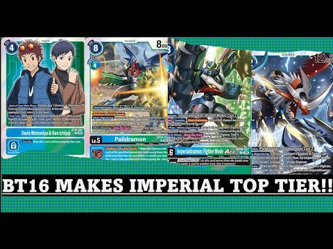 BT16 Imperialdramon TIER ONE Deck Profile Digimon TCG - YouTube