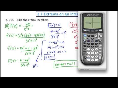 MathCamp321 - Calculus: 3 Examples of Finding Critical Numbers - YouTube