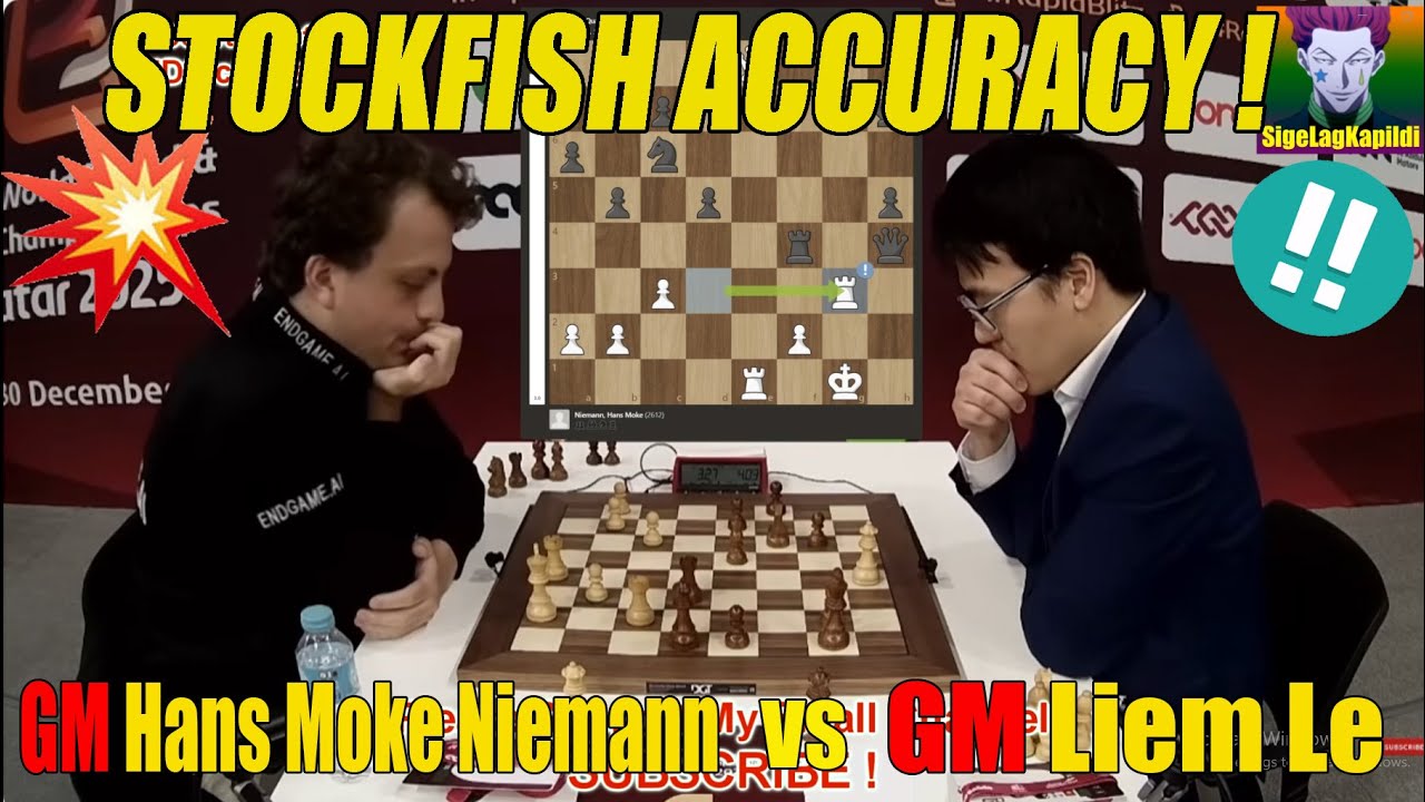 Hans Moke Niemann vs Liem Le 🔥♟️ | ROUND 8 | FIDE World Rapid ...