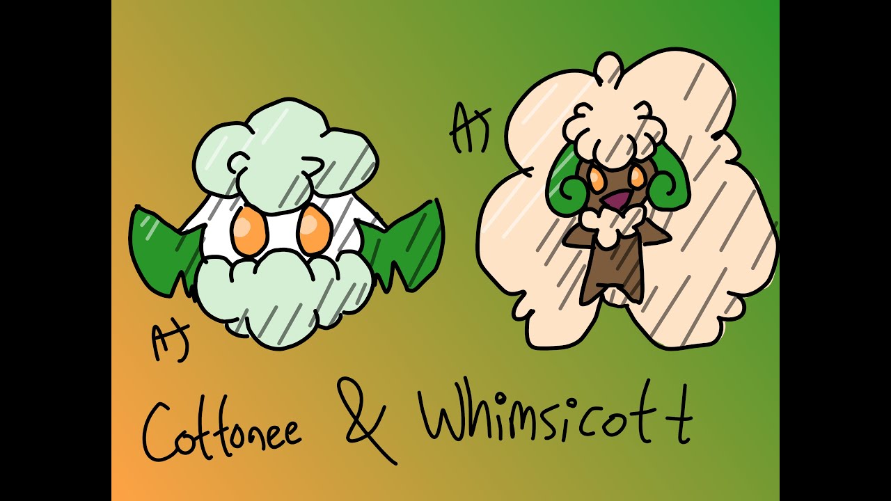 Making New Forms for Cottonee & Whimsicott - YouTube
