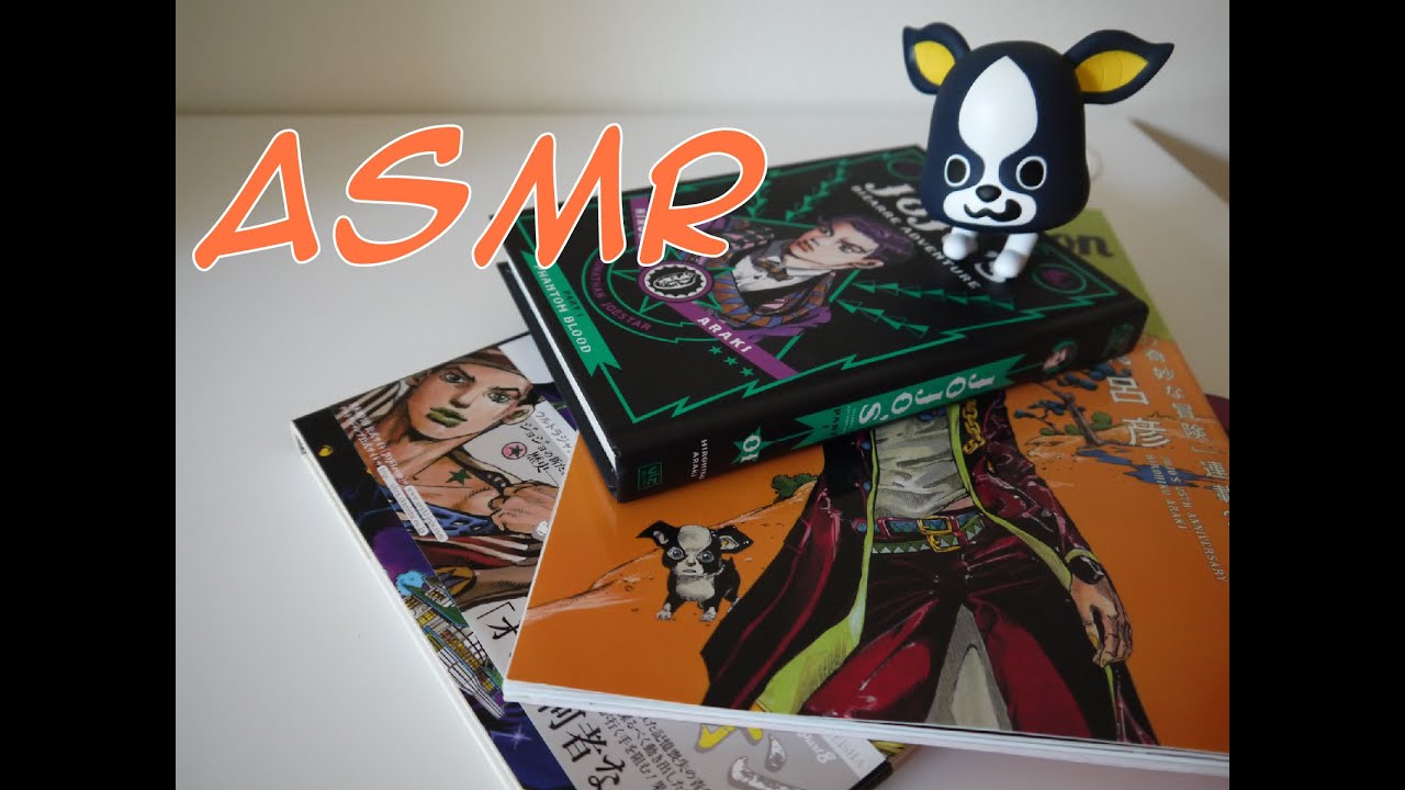 ASMR Art Book Show and Tell- Jojo's Bizarre Adventure - YouTube