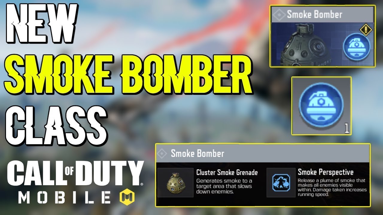 SMOKE BOMBER CLASS GAMEPLAY in CALL OF DUTY Mobile® - YouTube