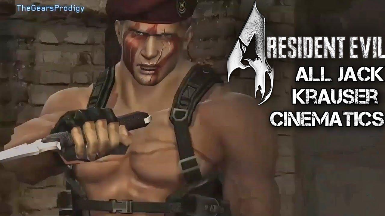Resident Evil 4 - All Jack Krauser Cutscenes - YouTube