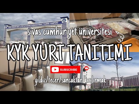 KYK YURT TANITIMI|Sivas Kyk Kız Yurdu ✨ (yıldız,tecer,sancaktar,kızılırmak)