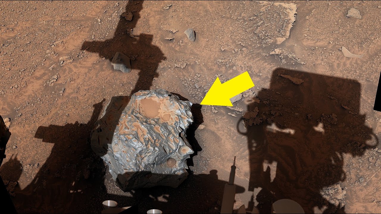 Iron-Nickel Meteorite on Mars Captured by NASA's Curiosity Mars Rover ...