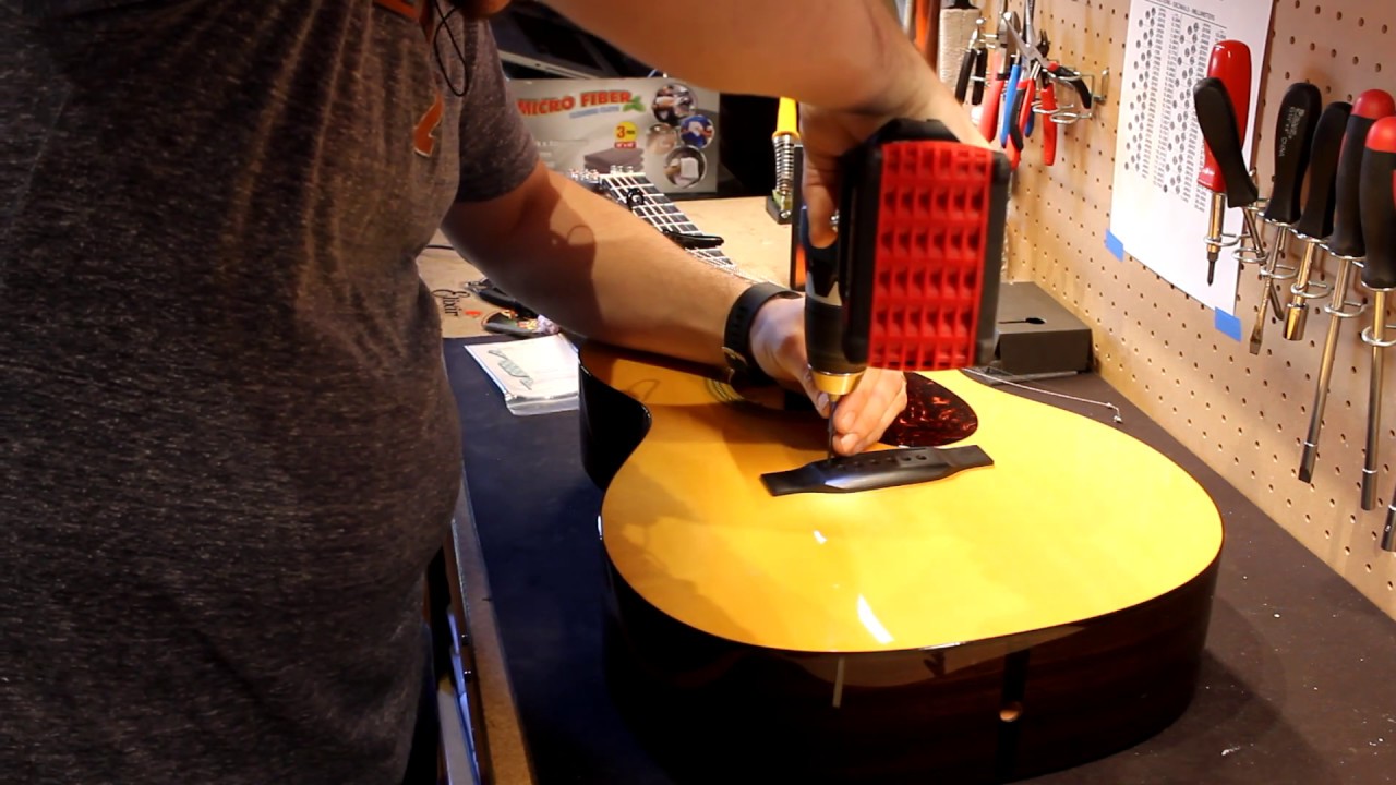 LR Baggs Install - YouTube