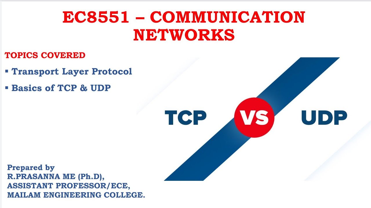 TCS Vs UDP Basics And Logical Difference YouTube TCS Vs UDP Basics And Logical Difference YouTube