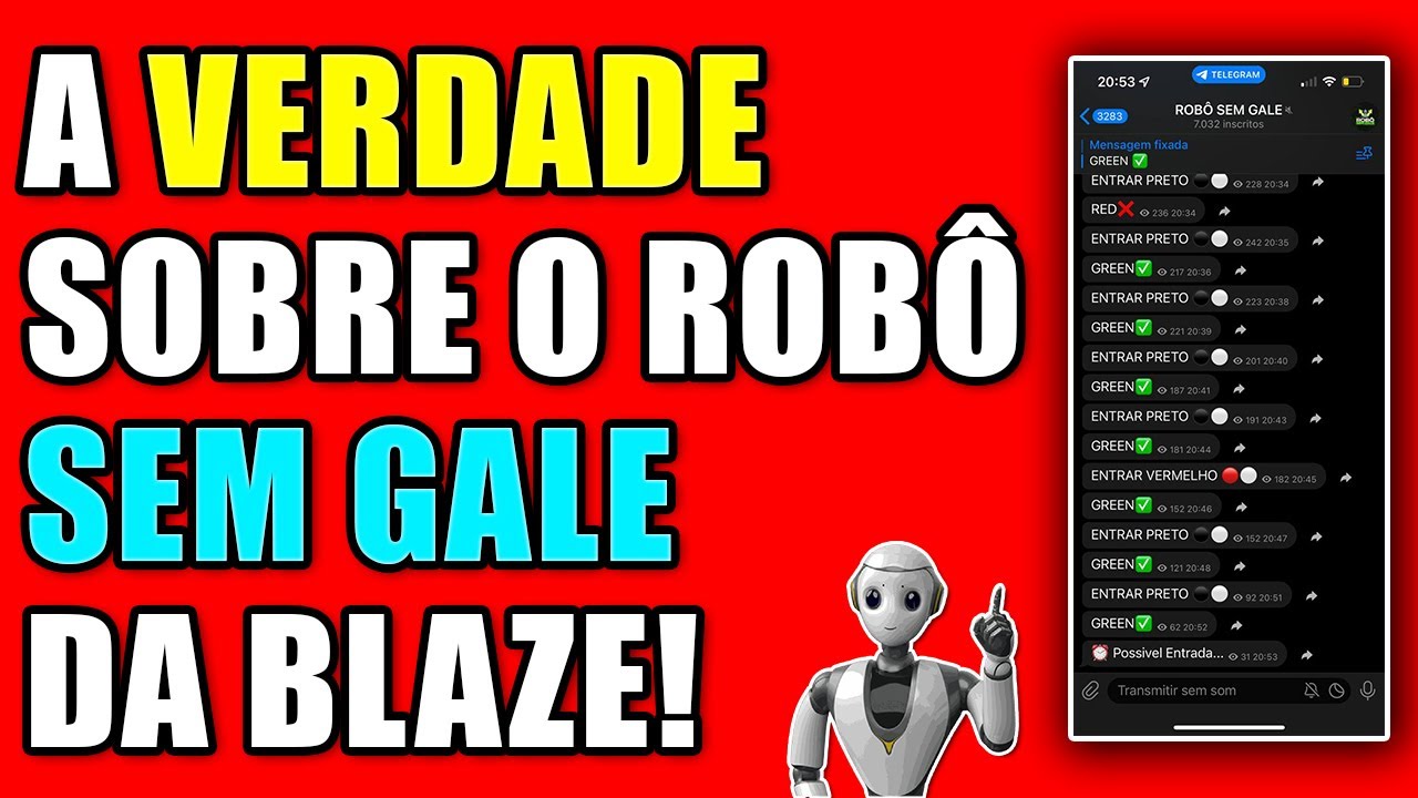 MOSTREI 3 Jogadas Com o Robô da Blaze SEM GALE! VEJA Como o ROBÔ SEM GALE DA BLAZE Funciona ...