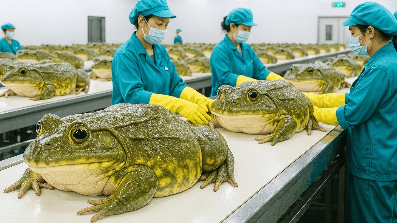 Inside a Frog Processing Factory – How Mass Production Really Works ...