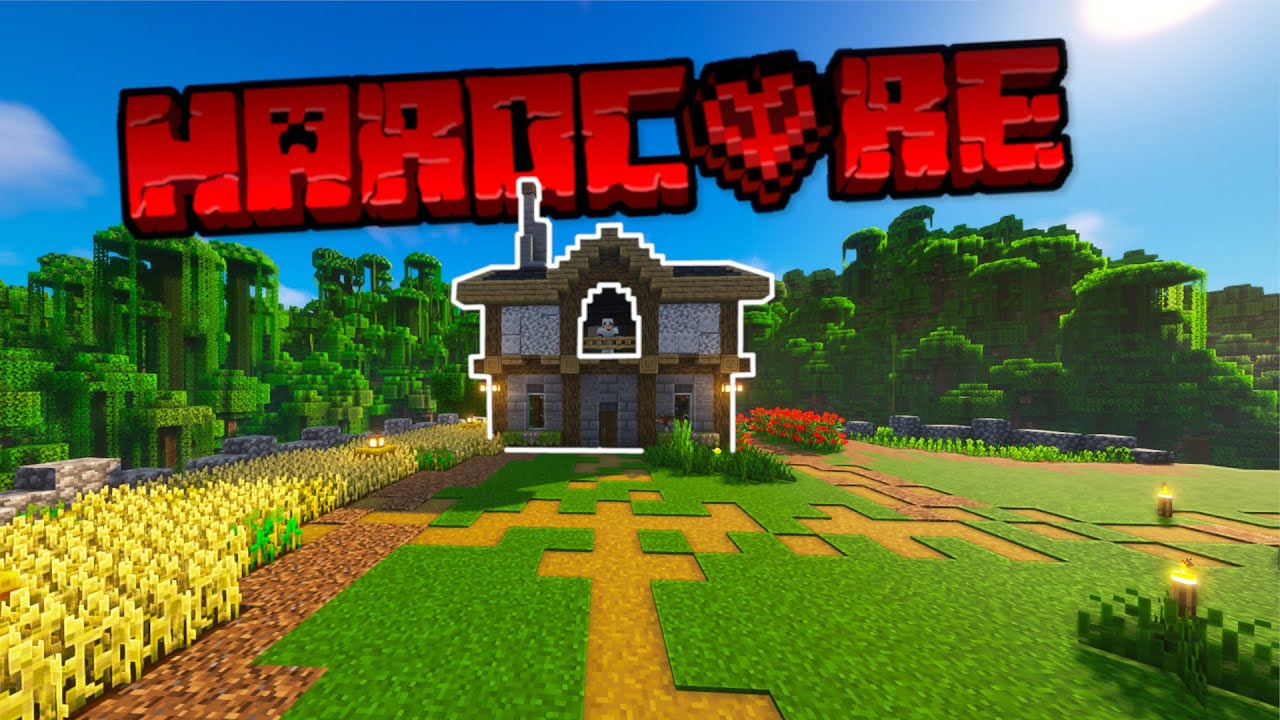 Building A Cozy Base In Minecraft Hardcore - YouTube