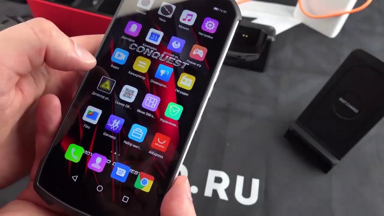Top Rugged Smartphone Conquest S16 Review - YouTube