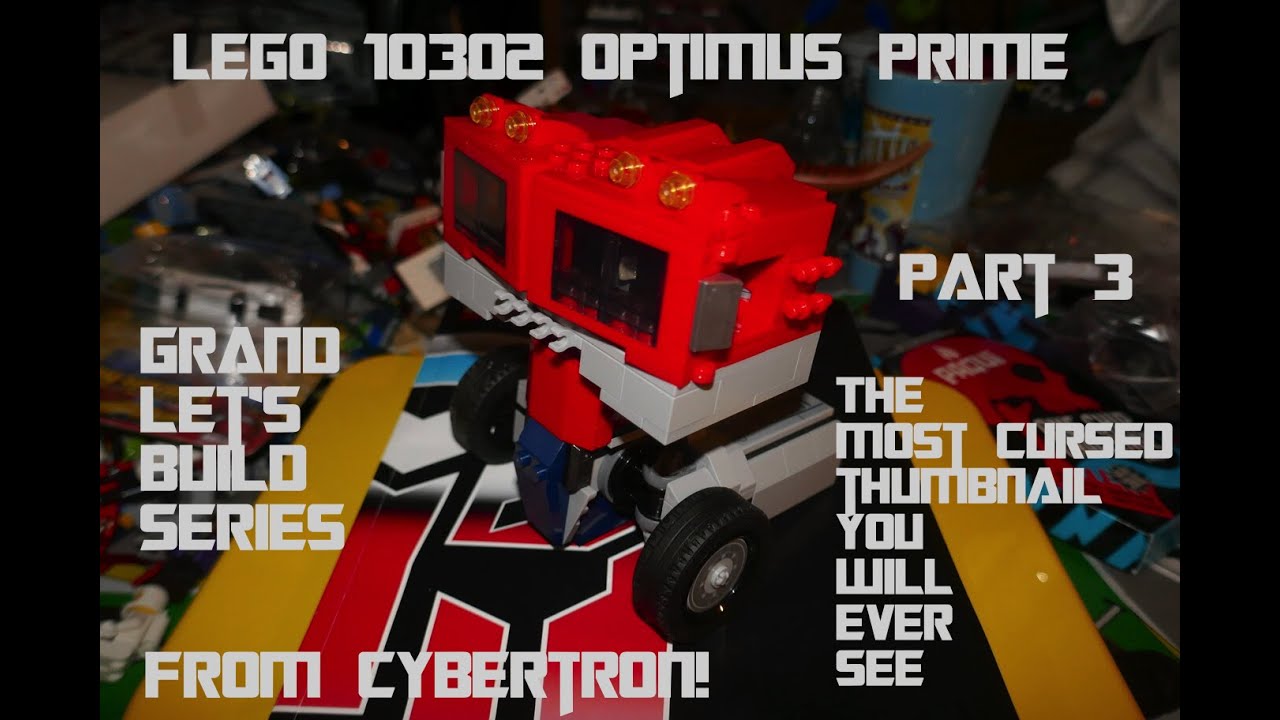 LEGO 10302 Optimus Prime Grand Let's Build Series from Cybertron Part 3 ...