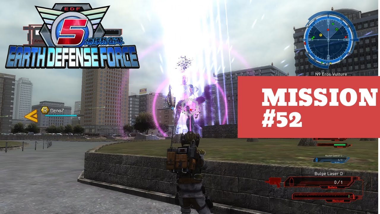 #52 EARTH DEFENSE FORCE - ALIEN ATTACK ! - YouTube