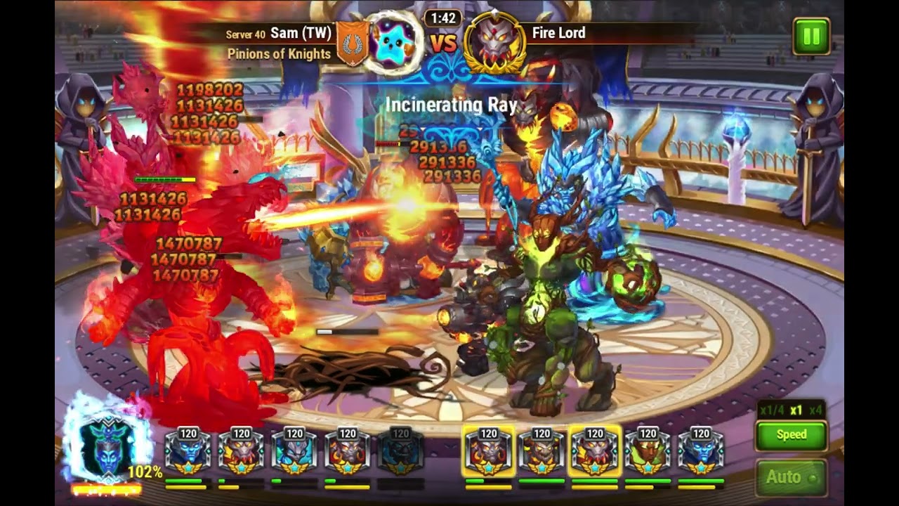 Hero Wars - Web - ToE - A4 - Fire Lord (Moloch Vulcan Araji Eden ...