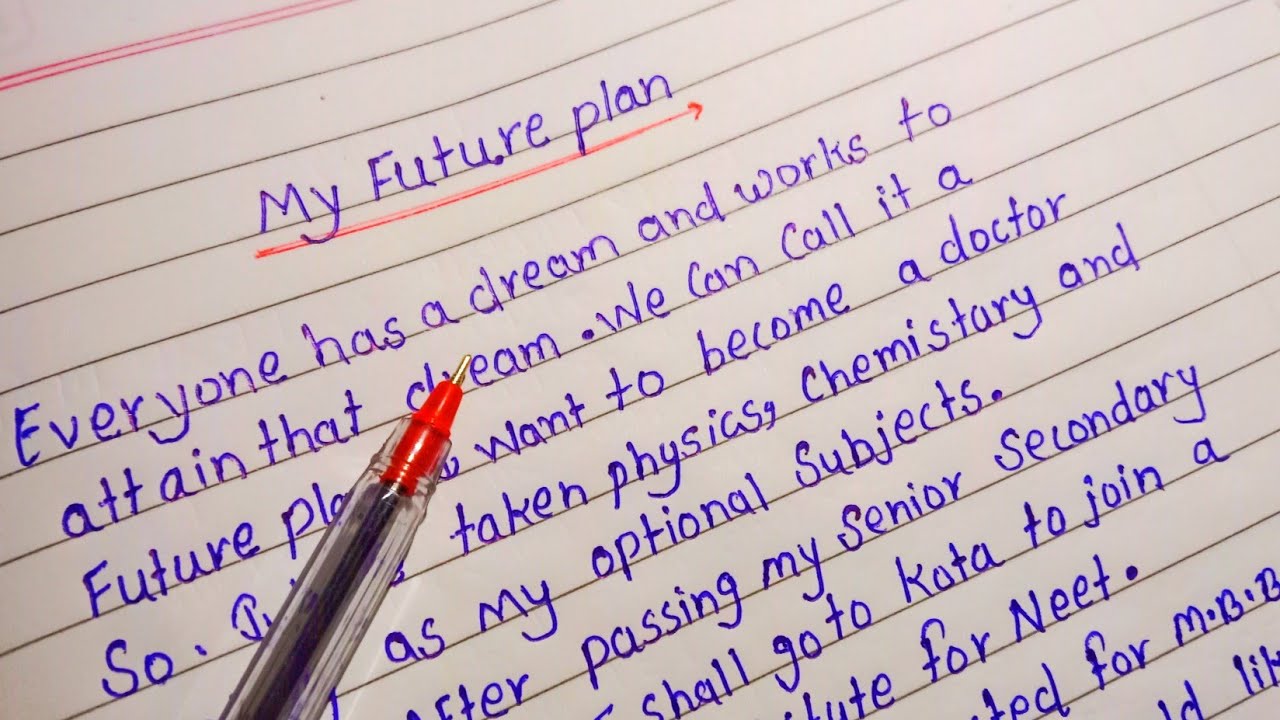 My future life plan||short paragraph on my future||English writing ...