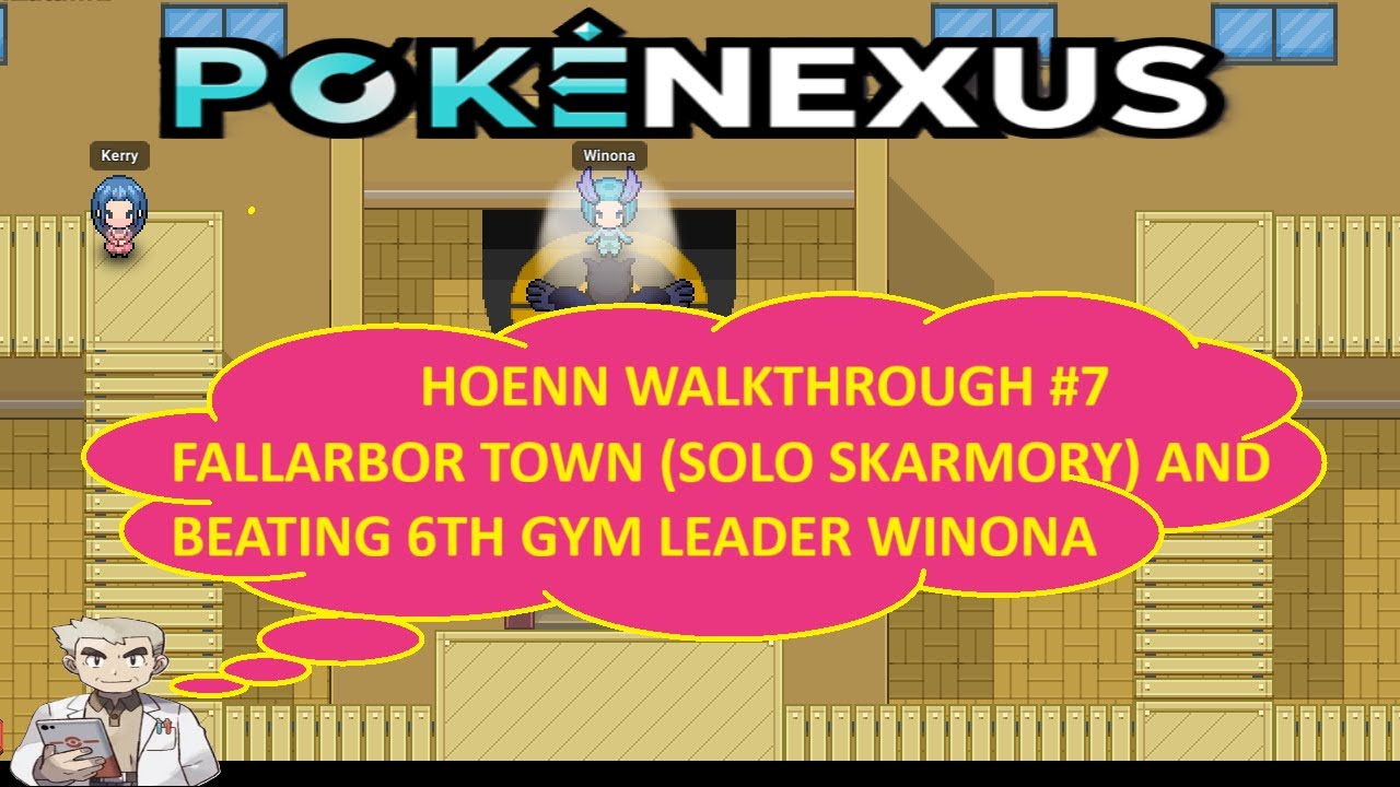 Poke Nexus-Hoenn Walkthrough #7-Fallarbor Town And 6th Gym Location ...