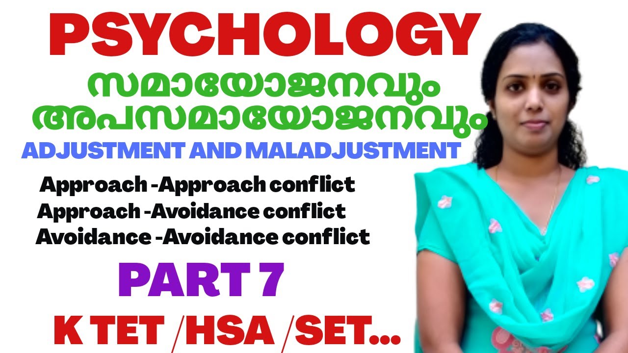 PSYCHOLOGY /ADJUSTMENT AND MALADJUSTMENT /PART 7 - YouTube