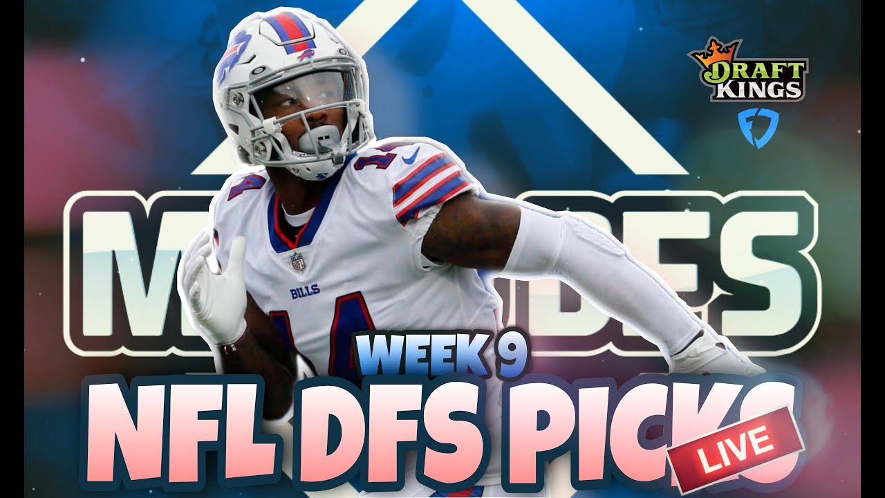 NFL Week 9 Live Stream Draftkings & FanDuel Picks - YouTube