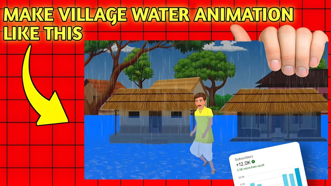 Make Village Water Bath Animation Mobile Se Free || Tuni Tales Present ...