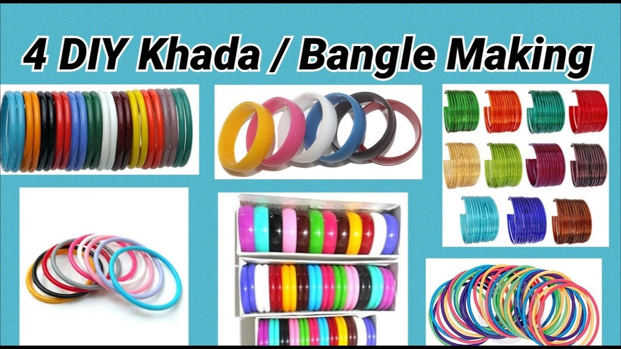 4 DIY Khada / Bangle Making at home - YouTube