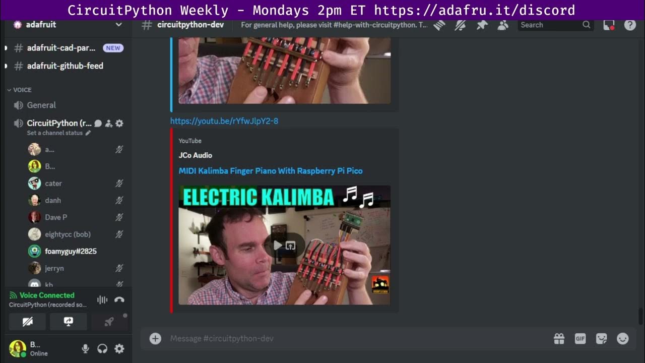 Circuitpython Weekly Meeting For February 26 2024 Circuitpython Circuitpython Adafruit Youtube