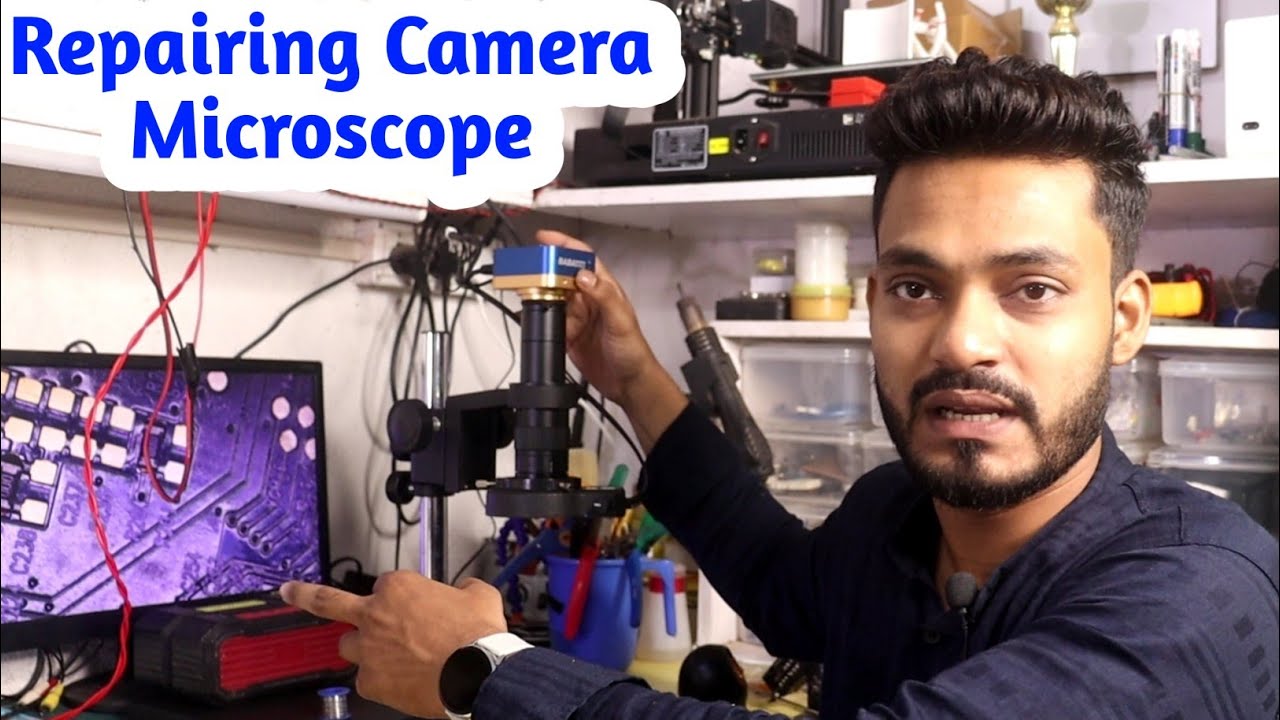 Repairing Camera Microscope finally came to our LAB - YouTube