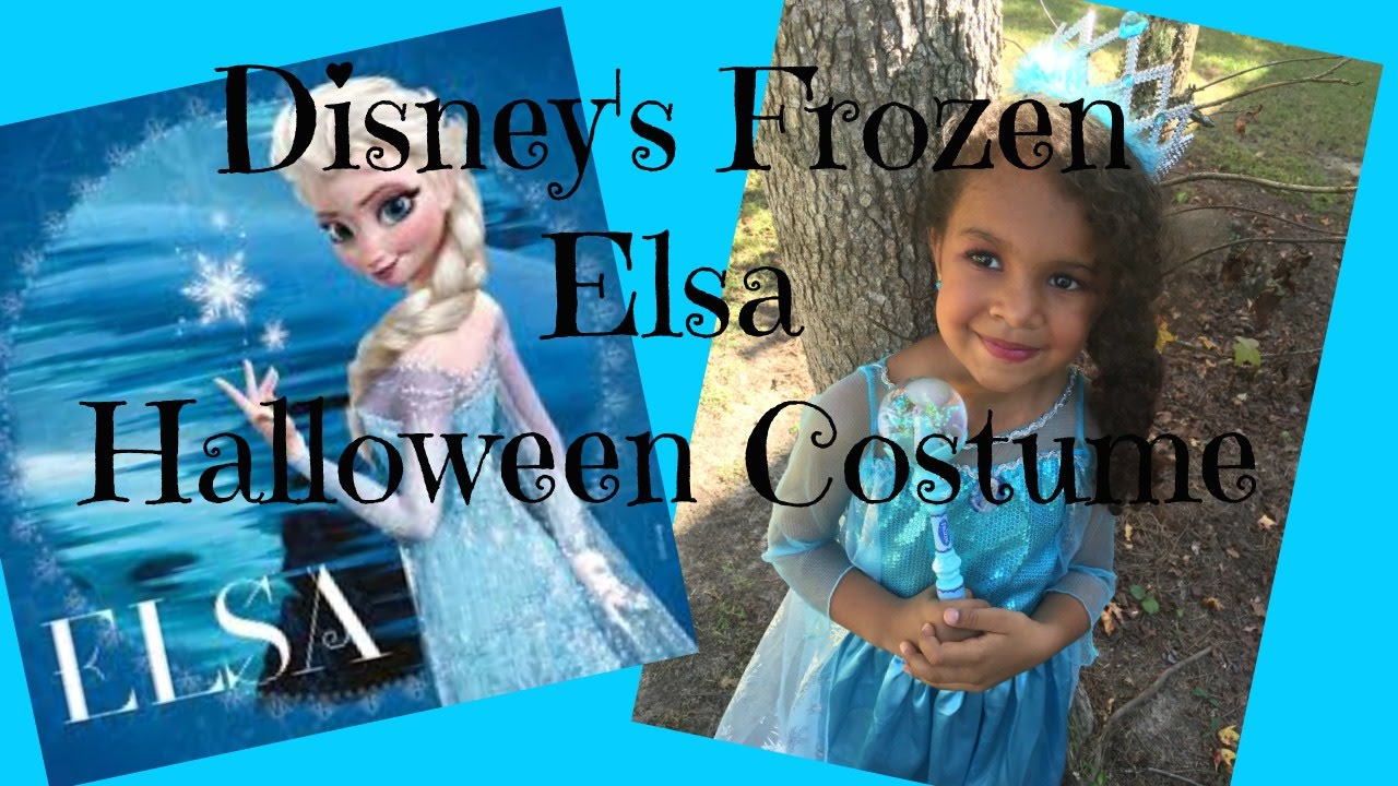 Disney's Frozen Elsa | Halloween Costume | Gabriella Damaris Show - YouTube