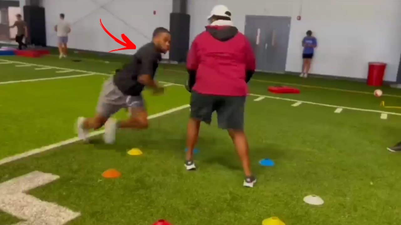 #Cowboys Micah Parsons Working On His Pass Rushing Moves - YouTube