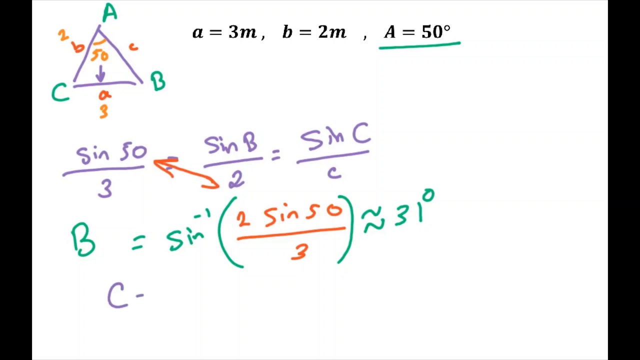 Law of Sine & Law of Cosine - YouTube