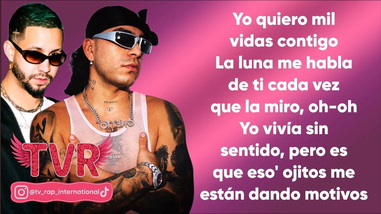 Mora x Ryan Castro - MIL VIDAS (Letra/Lyrics) - YouTube