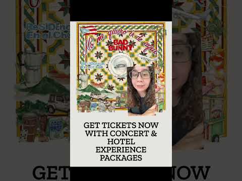 Bad Bunny residency Vip packages - YouTube