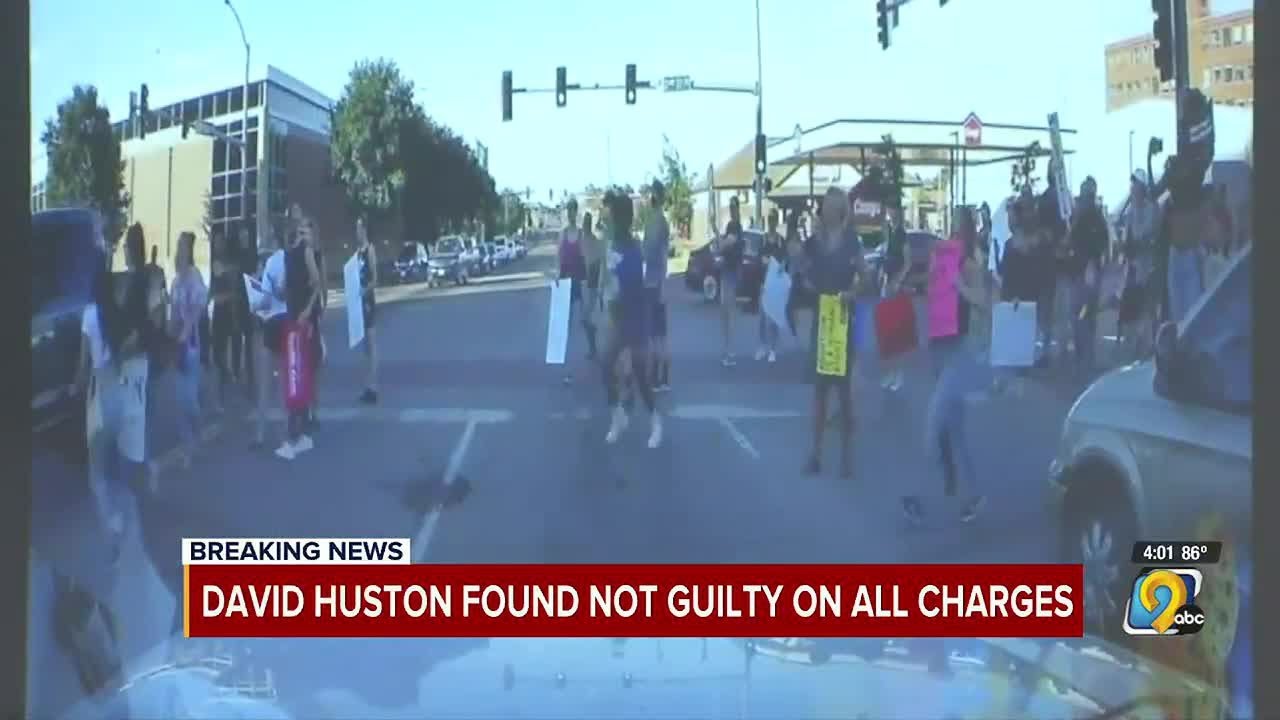 David Huston found not guilty on all charges - YouTube