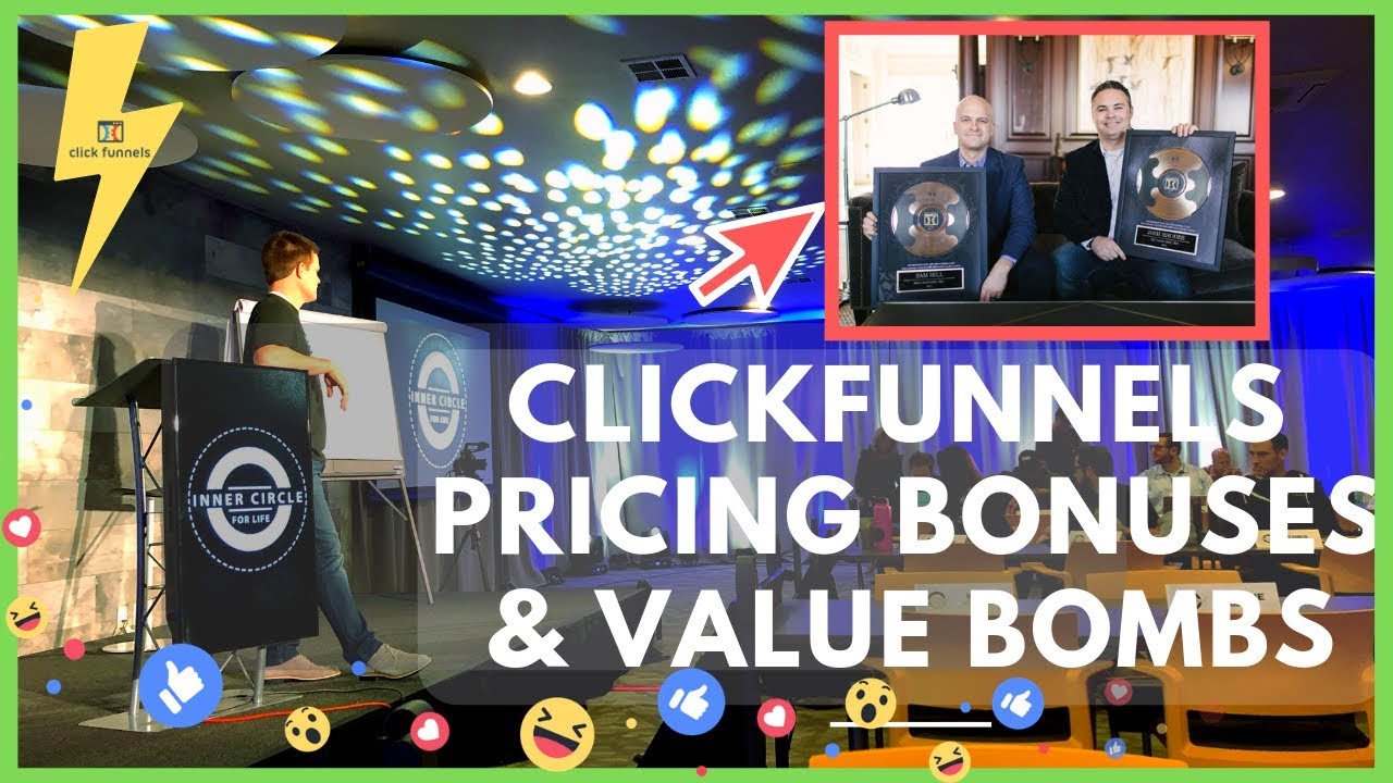 Clickfunnels Pricing Bonuses & Value Bombs - YouTube