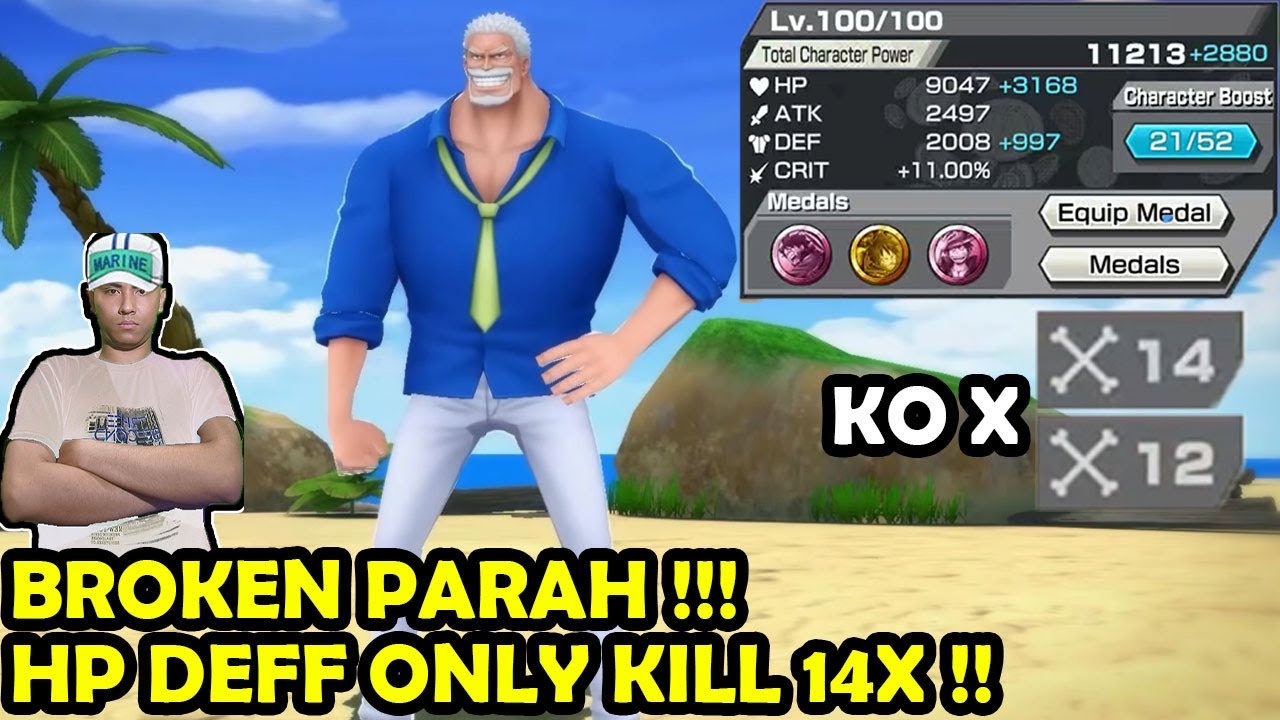 BROKEN !!! GARP BUILD HP DEFF MODE TANKER - ONE PIECE BOUNTY RUSH - YouTube