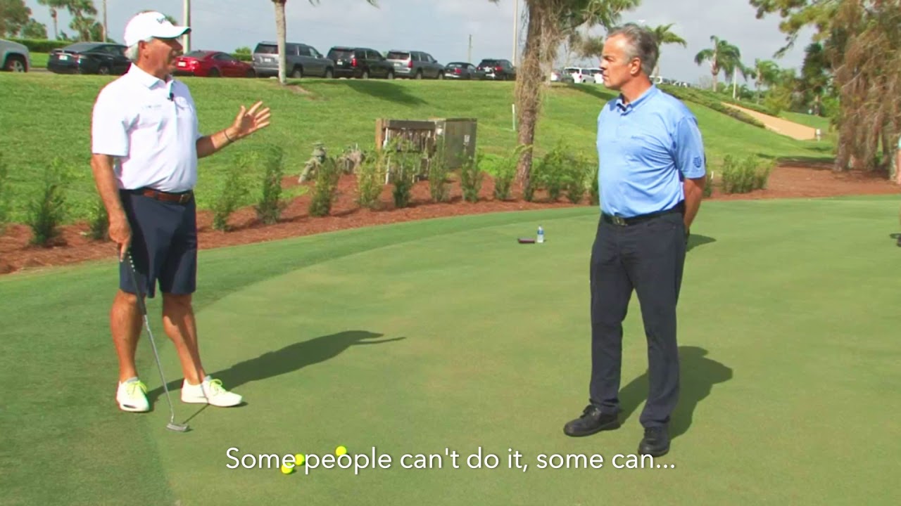 Fred Couples Spot Putting Tips with Robert Bettinardi - YouTube