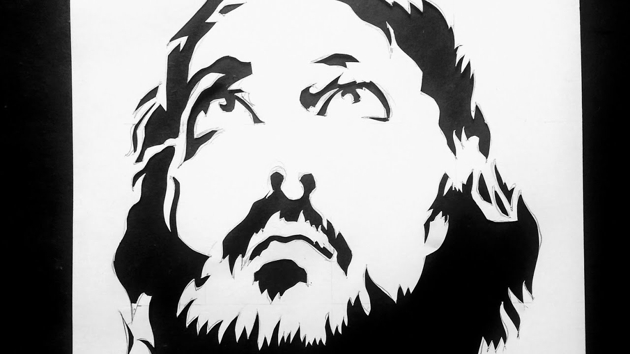 Jesus Christ | Merry Christmas | Paper cutting art| Rainbow Art - YouTube