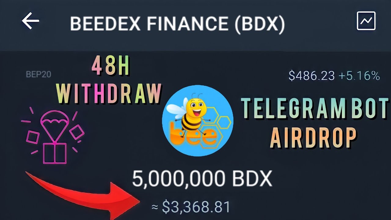 beedex telegram bot airdrop / 48h receive / FREE airdrop + TrustWallet ...