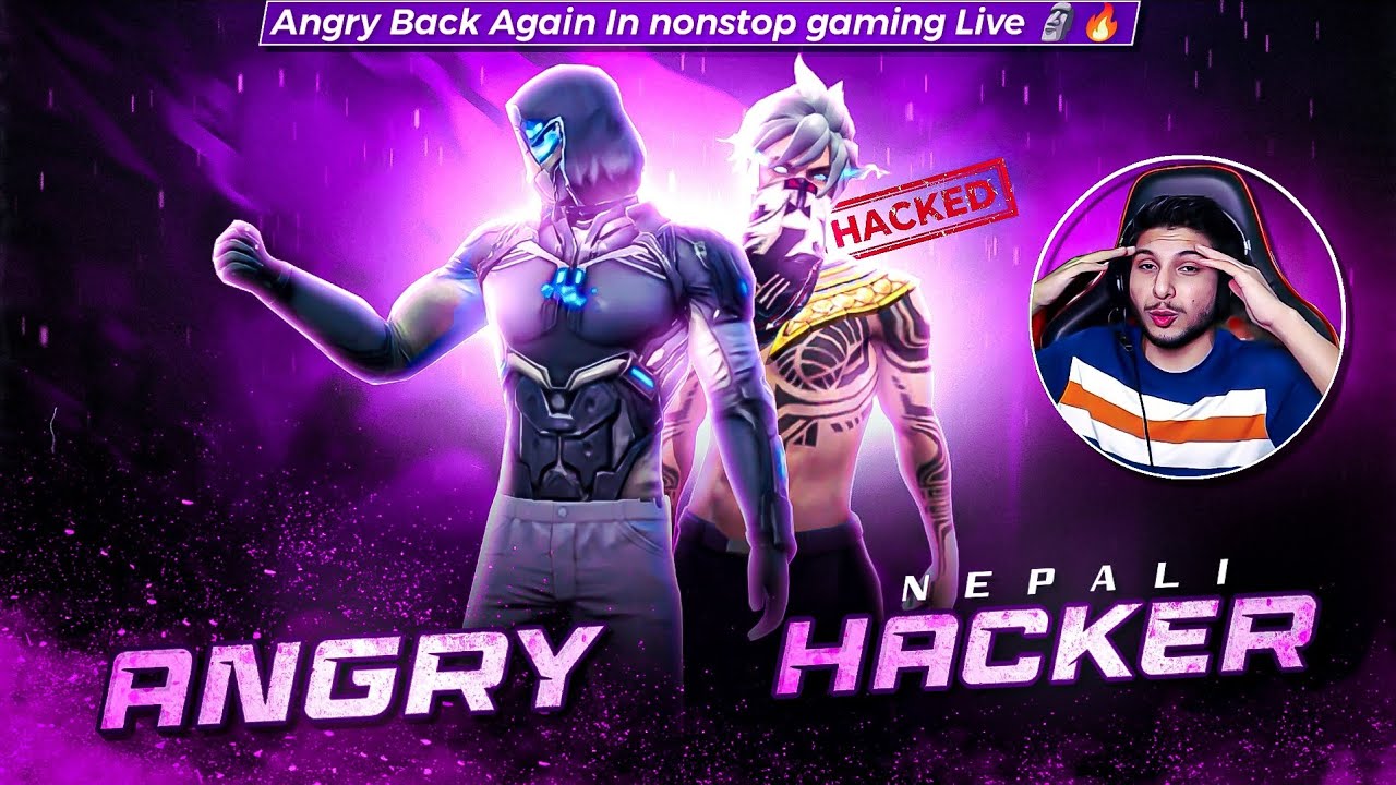 Ng Angry Vs Nepali Hacker | Angry Back Again In @NonstopGaming_ Live 🗿🔥 ...