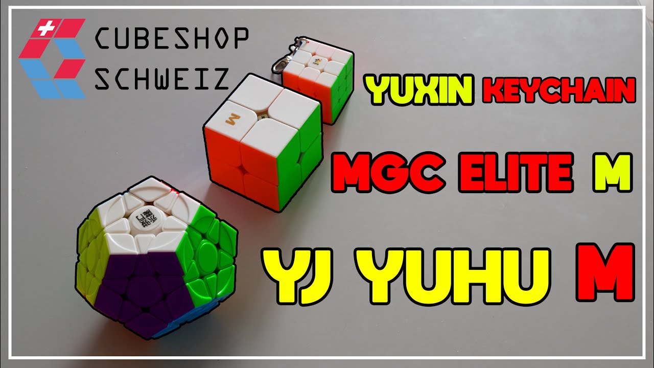 UNBOXING DU YJ YUHU MEGAMINX M | YJ MGC ELITE 2x2 M | YUXIN KEYCHAIN ...