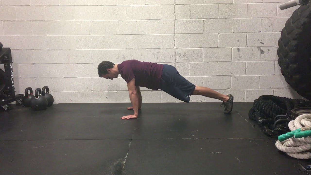 Eccentric Push-Up to Knee Push-Up - YouTube